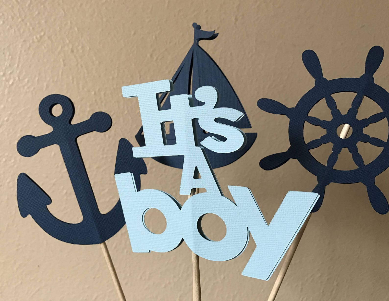 Nautical Baby Shower Centerpiece Birthday Party Decoration - Etsy