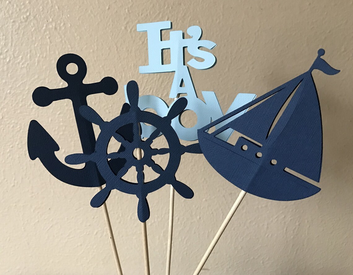 Nautical Baby Shower Centerpiece Birthday Party Decoration - Etsy