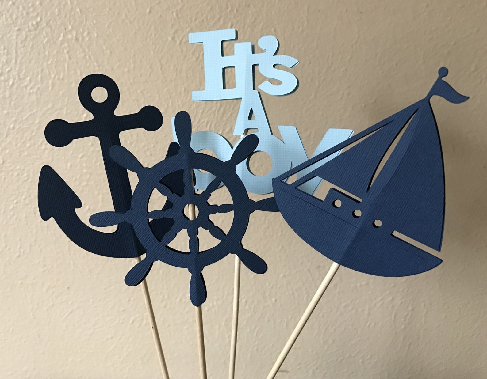Nautical Baby Shower Centerpiece, Birthday Party Decoration - Etsy