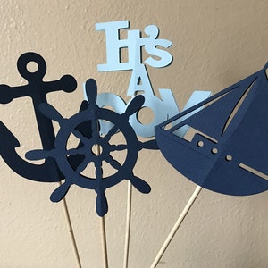 Nautical Baby Shower Centerpiece, Birthday Party Decoration - Etsy