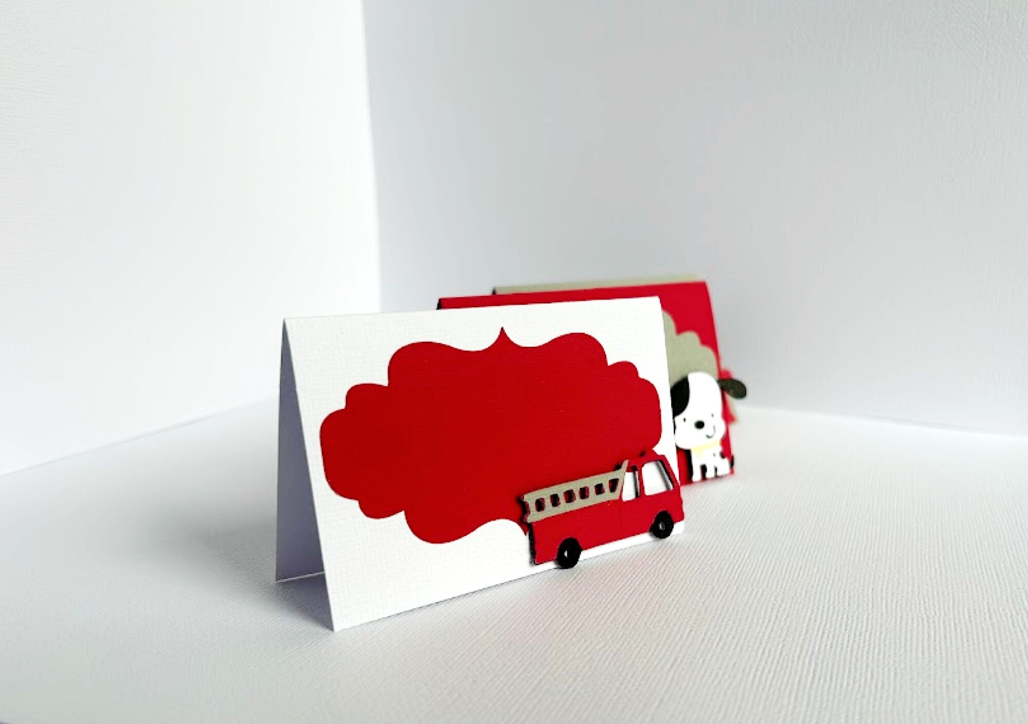 Firetruck Party Food Tent Cards, Fireman Birthday Menu Labels, Set of ...