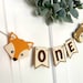 Woodland High Chair Banner Forest Animal 1st Birthday - Etsy