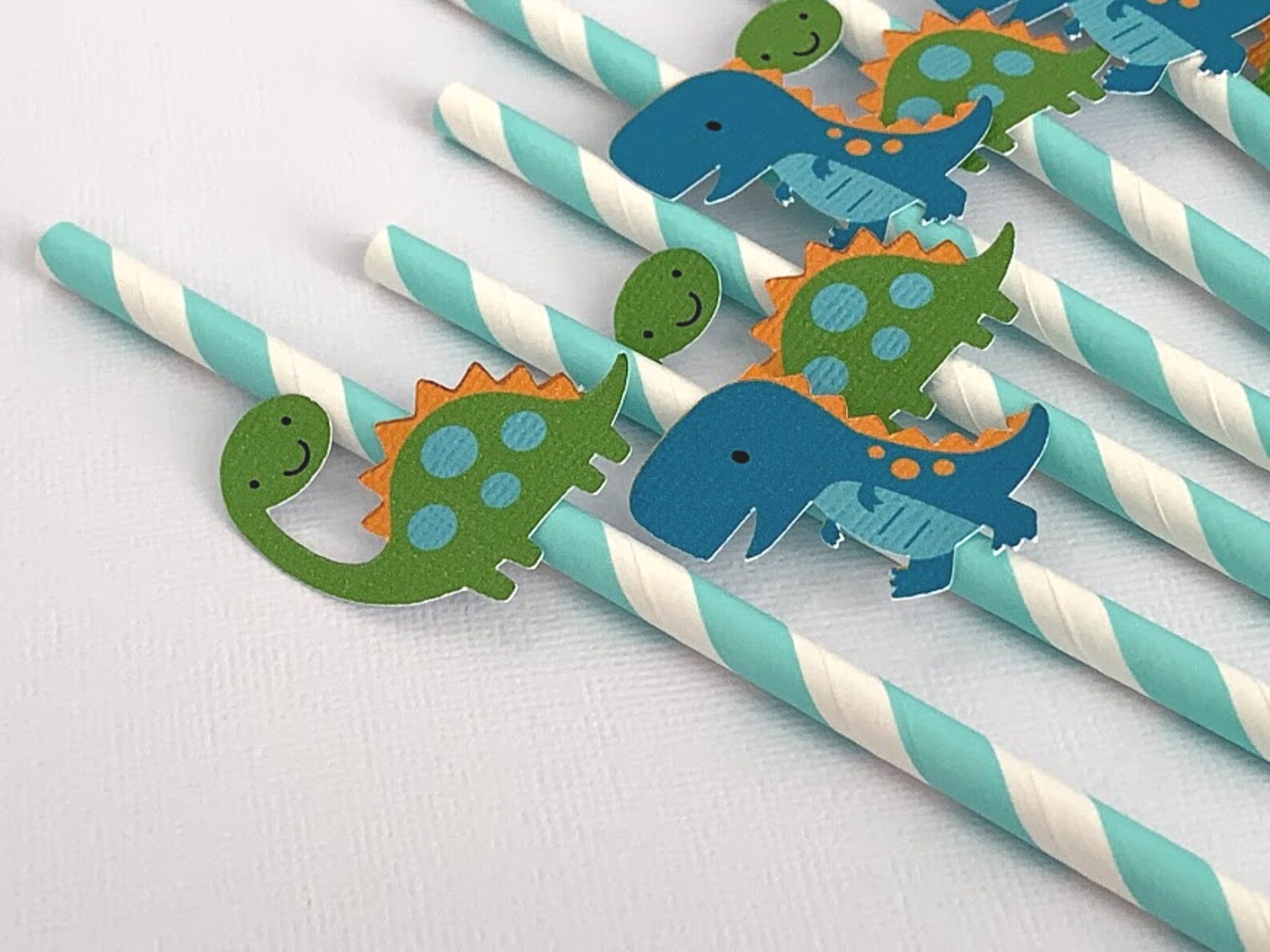 Dinosaur Party Straws Dinosaur Birthday Party Decoration | Etsy