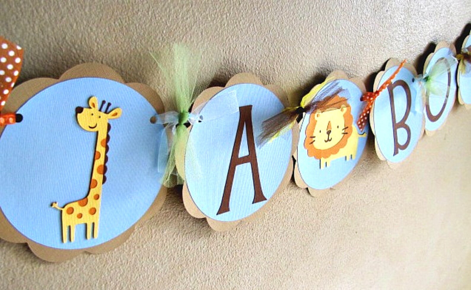 Safari Animal Baby Shower Banner Jungle Birthday Party - Etsy