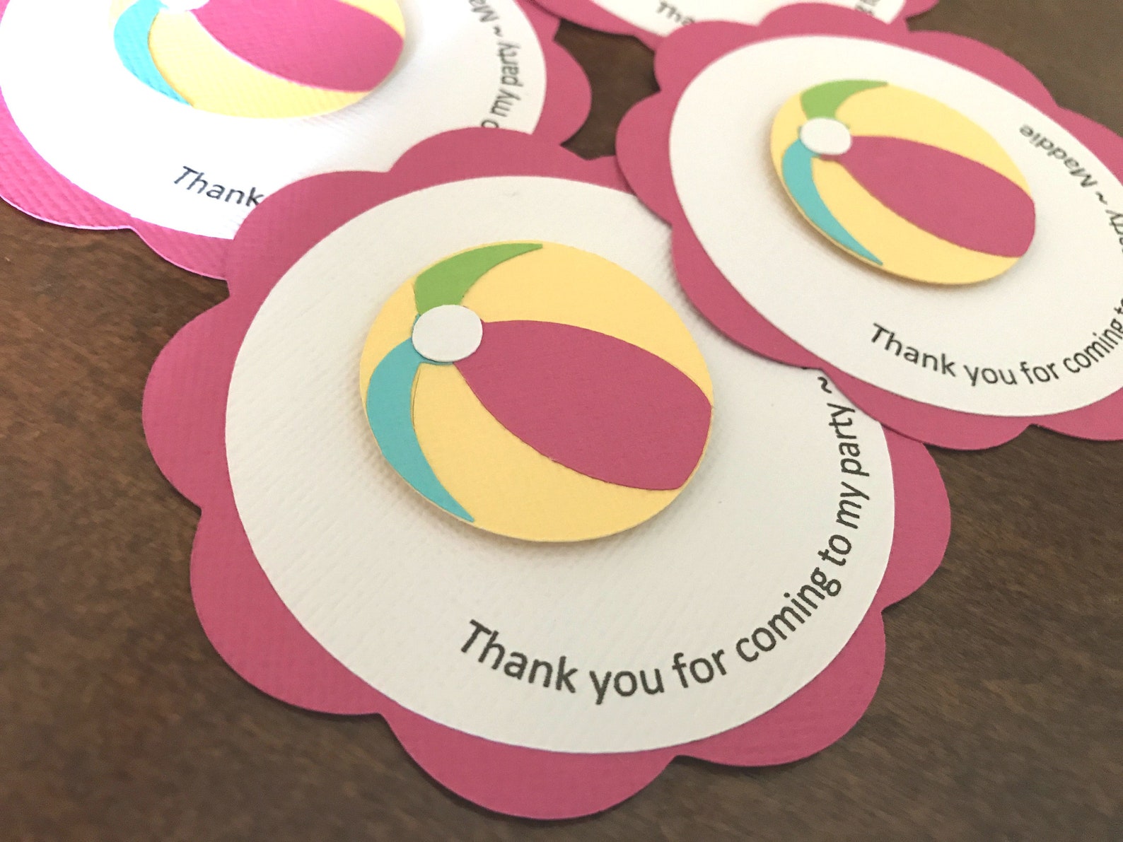 Beach Ball Banner Pool Party Decoration Beach Birthday - Etsy