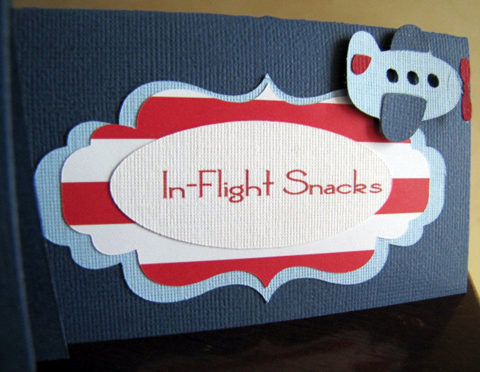 Airplane Food Tent Cards, Time Flies Birthday Party Place Cards, Baby ...