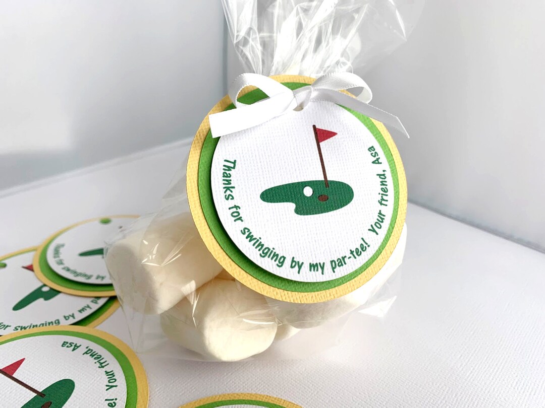 Personalized Golf Par-tee Favor Tags: Masters Retirement, Birthday ...