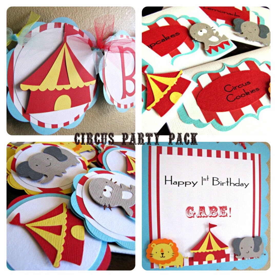 Circus Party Package, Carnival Birthday Decoration - Etsy