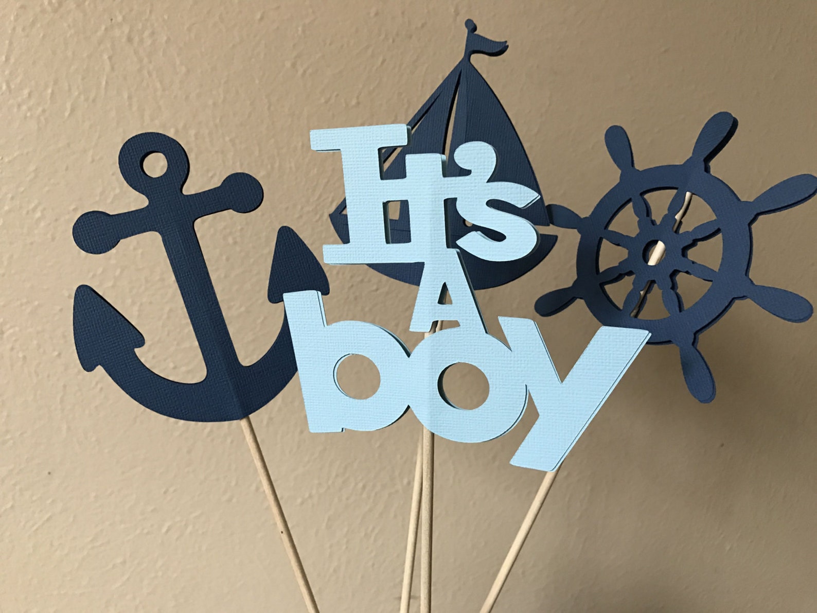 Nautical Baby Shower Centerpiece Birthday Party Decoration - Etsy