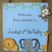 Safari Animal Door Sign, Jungle Birthday Party Welcome Sign, Safari ...