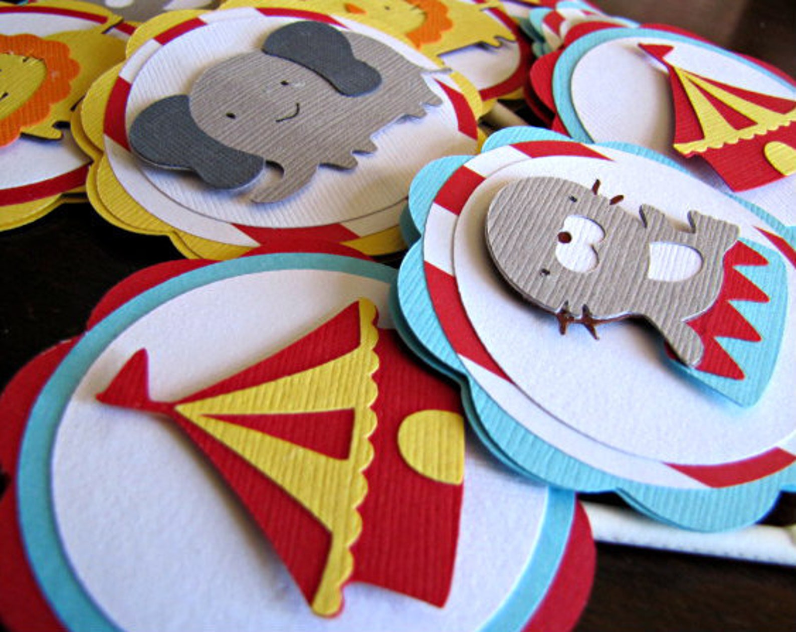 Circus Party Food Tent Cards Carnival Place Cards Circus | Etsy