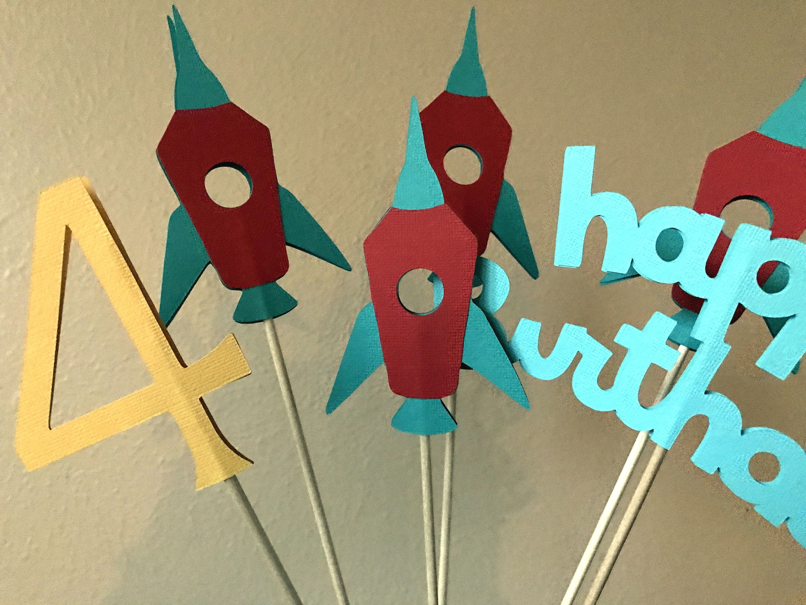 Rocket Party Banner Outer Space Birthday Banner - Etsy