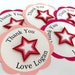 Star Party Thank You Tags, Personalized American Birthday Favor Tags ...