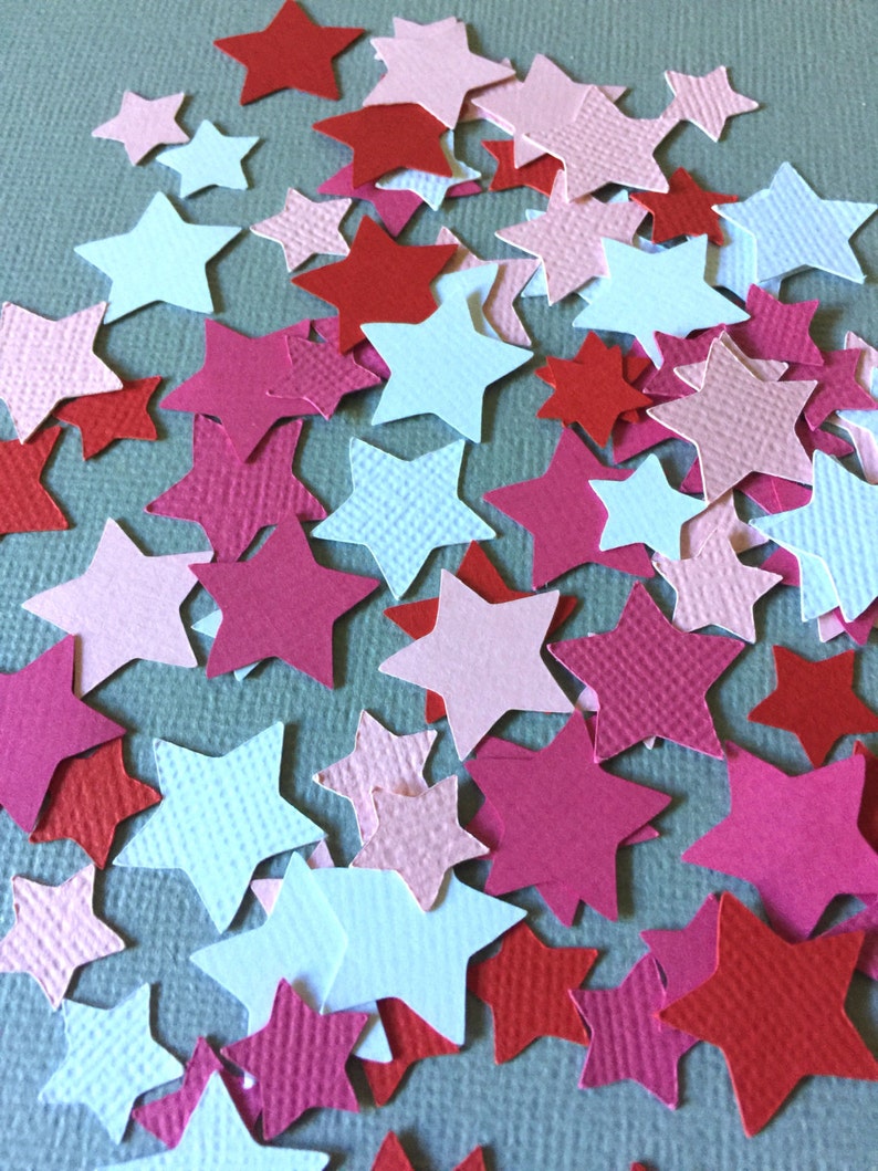 Star Party Confetti, Girl Doll Party, American Pink Star Confetti ...