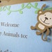 Safari Animal Door Sign, Jungle Birthday Party Welcome Sign, Safari ...
