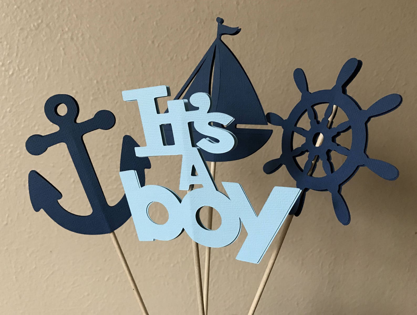 Nautical Baby Shower Centerpiece, Birthday Party Decoration - Etsy