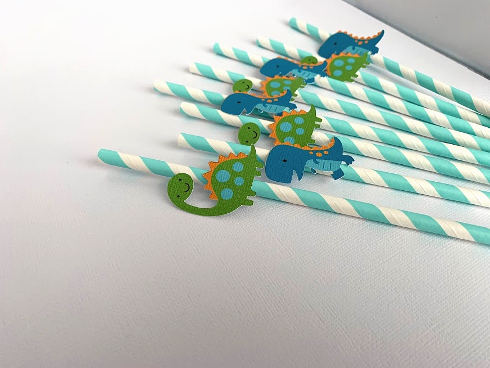 Dinosaur Party Straws Dinosaur Birthday Party Decoration | Etsy