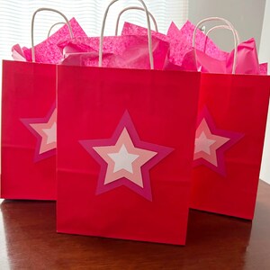 Star Party Favor Bags, American Birthday Party, Girl Doll Treat Bags ...