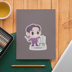 INTJ MBTI Personality Sticker Cute Chibi Character Decal 16 Types ...