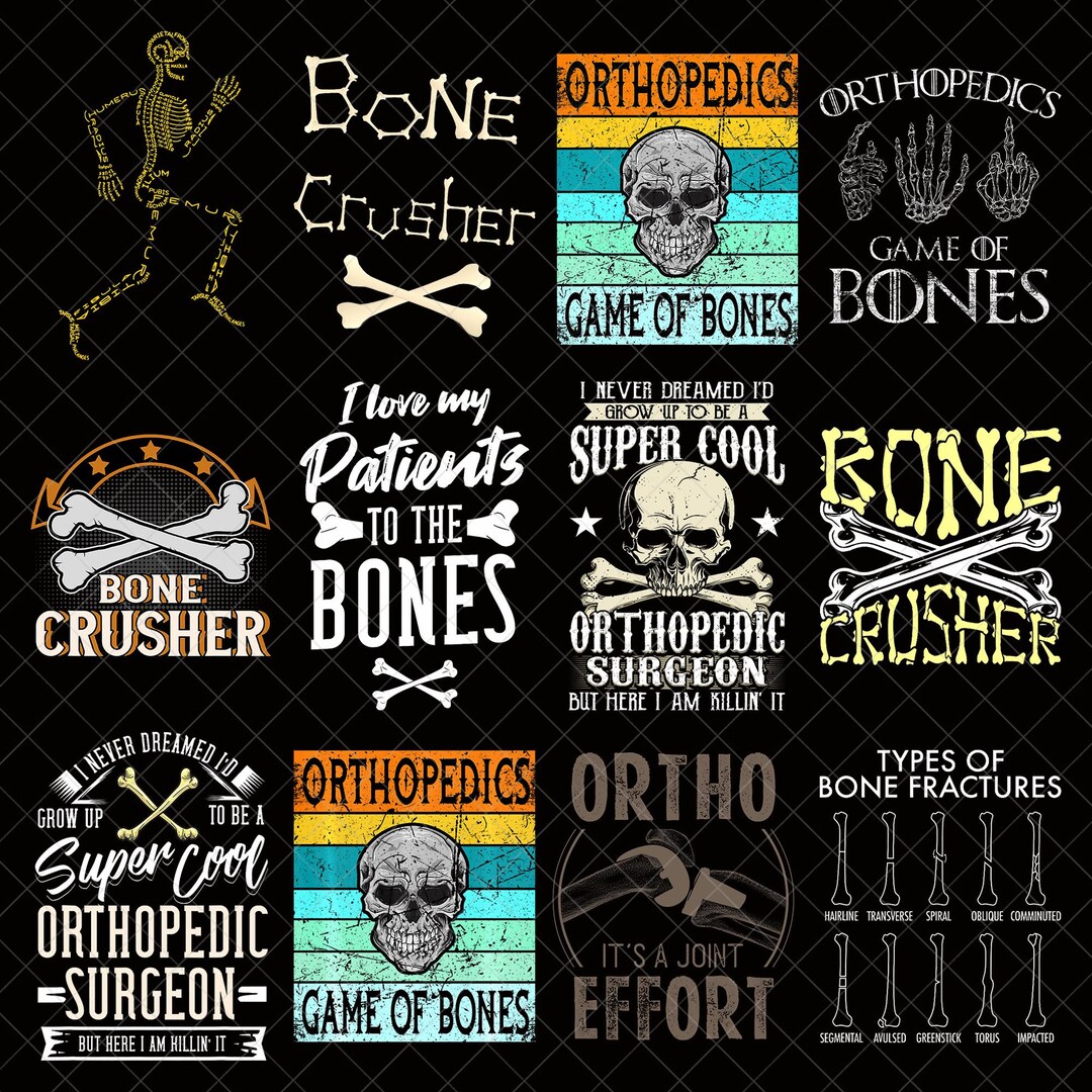 Orthopedic Surgeon PNG Bundle, Bone Crusher PNG, Game of Bones ...
