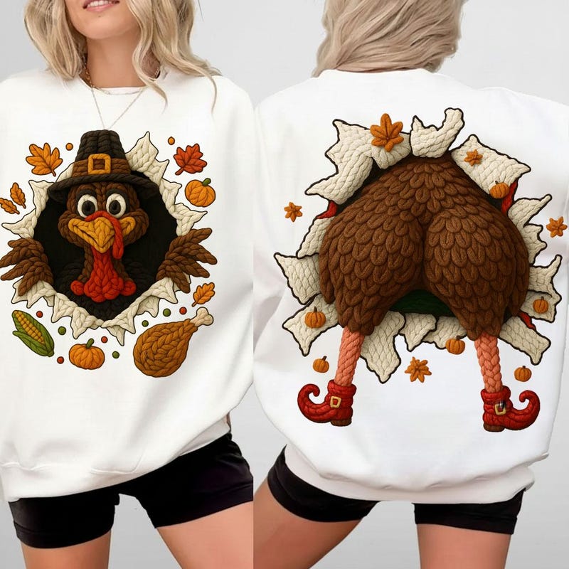 Fun Turkey Design Png - Etsy