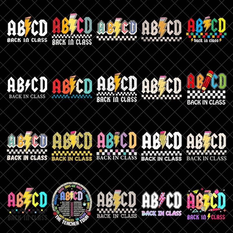 2345 Abcd Response Cards - Etsy Canada