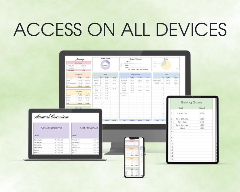 Beginner Friendly Budget Planner Google Sheet Template, Budget Template ...