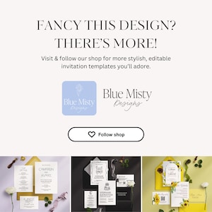 Editorial Style Wedding Invitation, Modern, Bold, Trendy, Statement ...