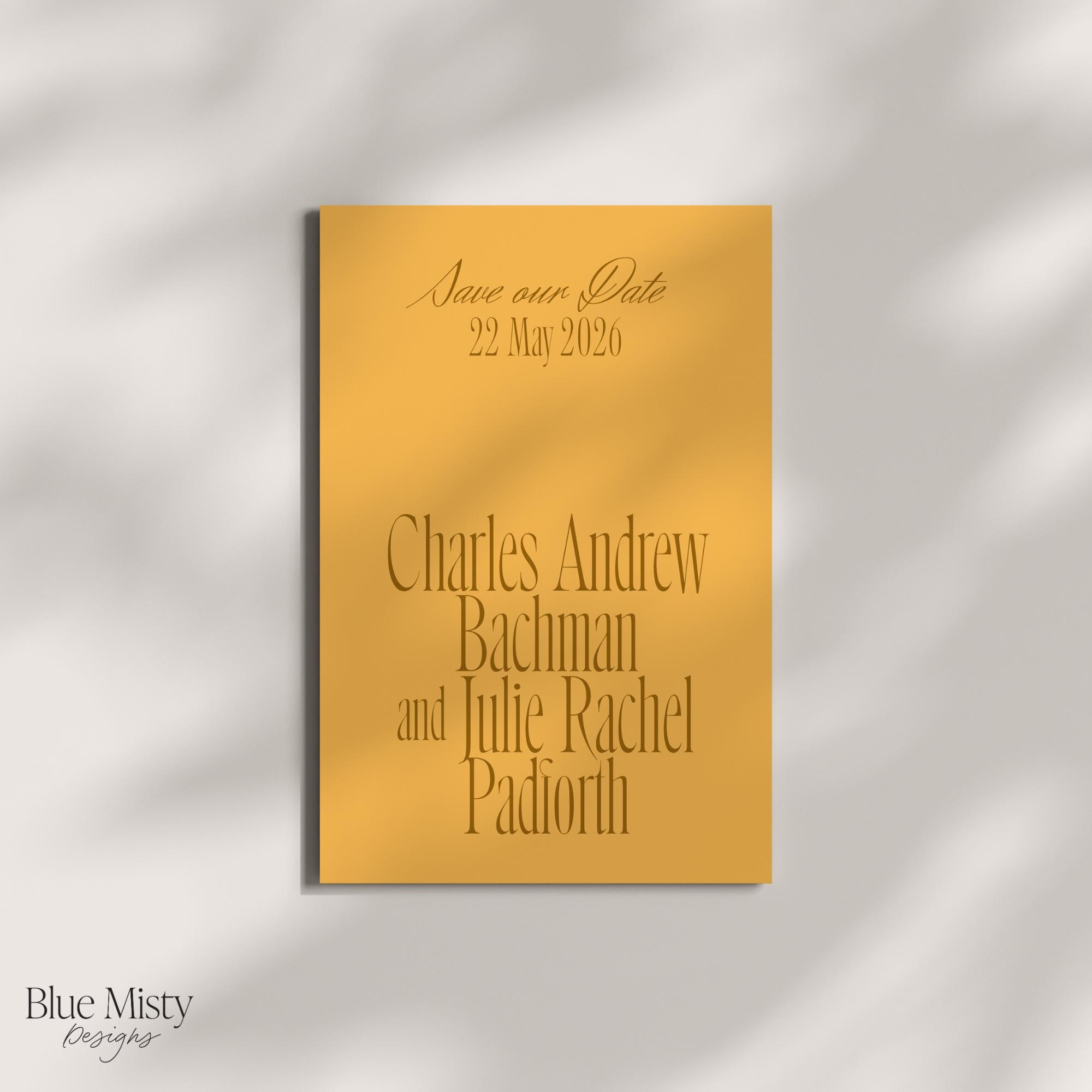 Colorful Wedding Invitation Suite, Editorial Style, Summer Garden Party ...