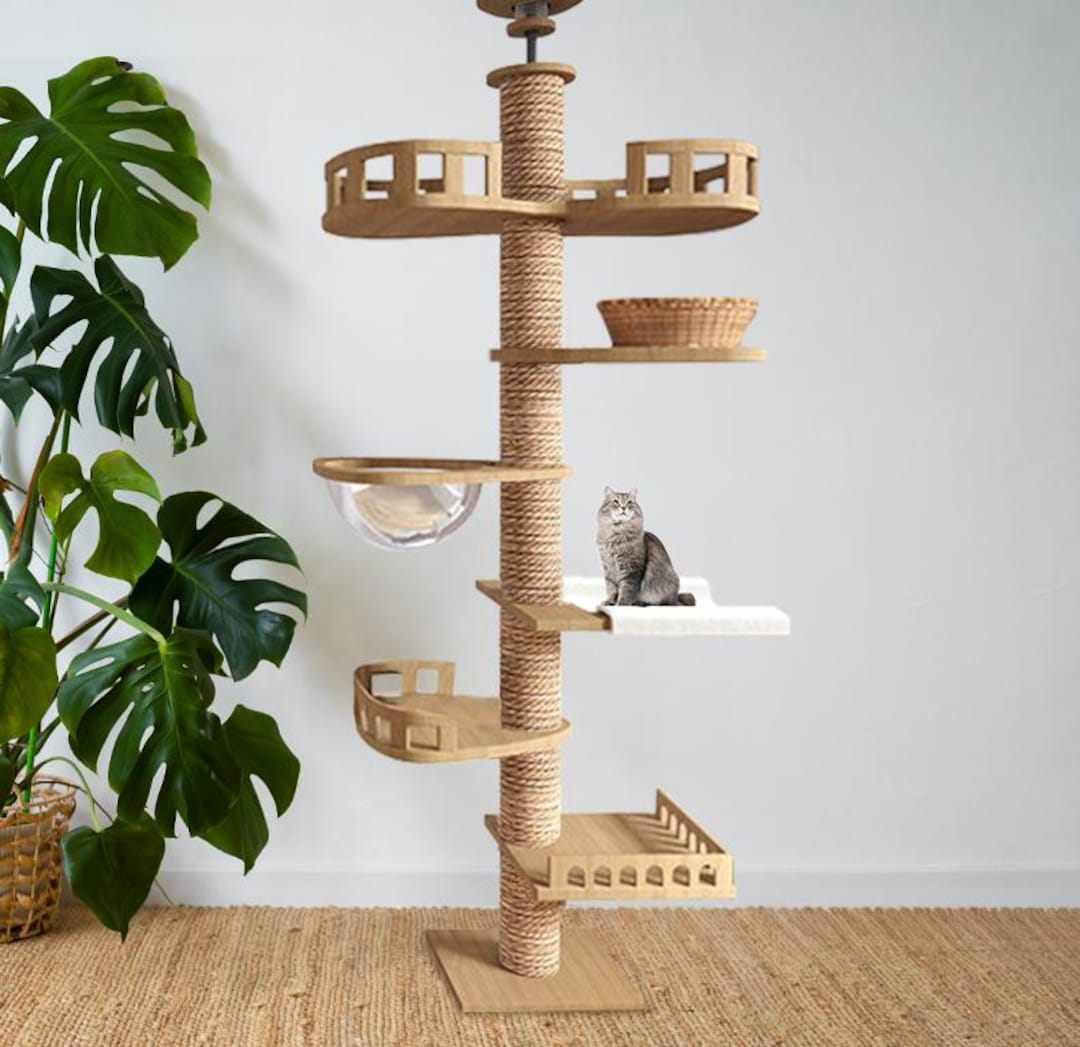 Minimalist Cat Climbing Tower - Etsy