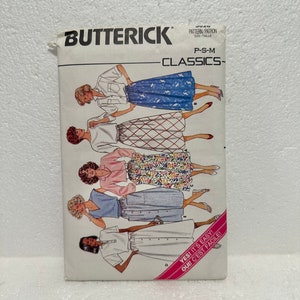 Flared or A-line Skirt Pattern 1986 Butterick 3826 Never Used or Cut ...