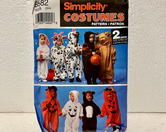 Child Toddler Simplicity Pattern, UNCUT, 1993 Size A (1/2-1-2-3-4 ...
