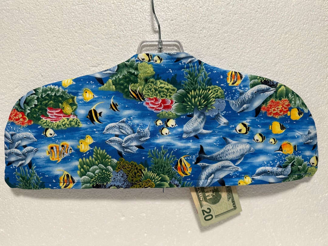 Fabric Safe Hanger Cover, Traveling Jewelry Safe, Hidden Storage for ...