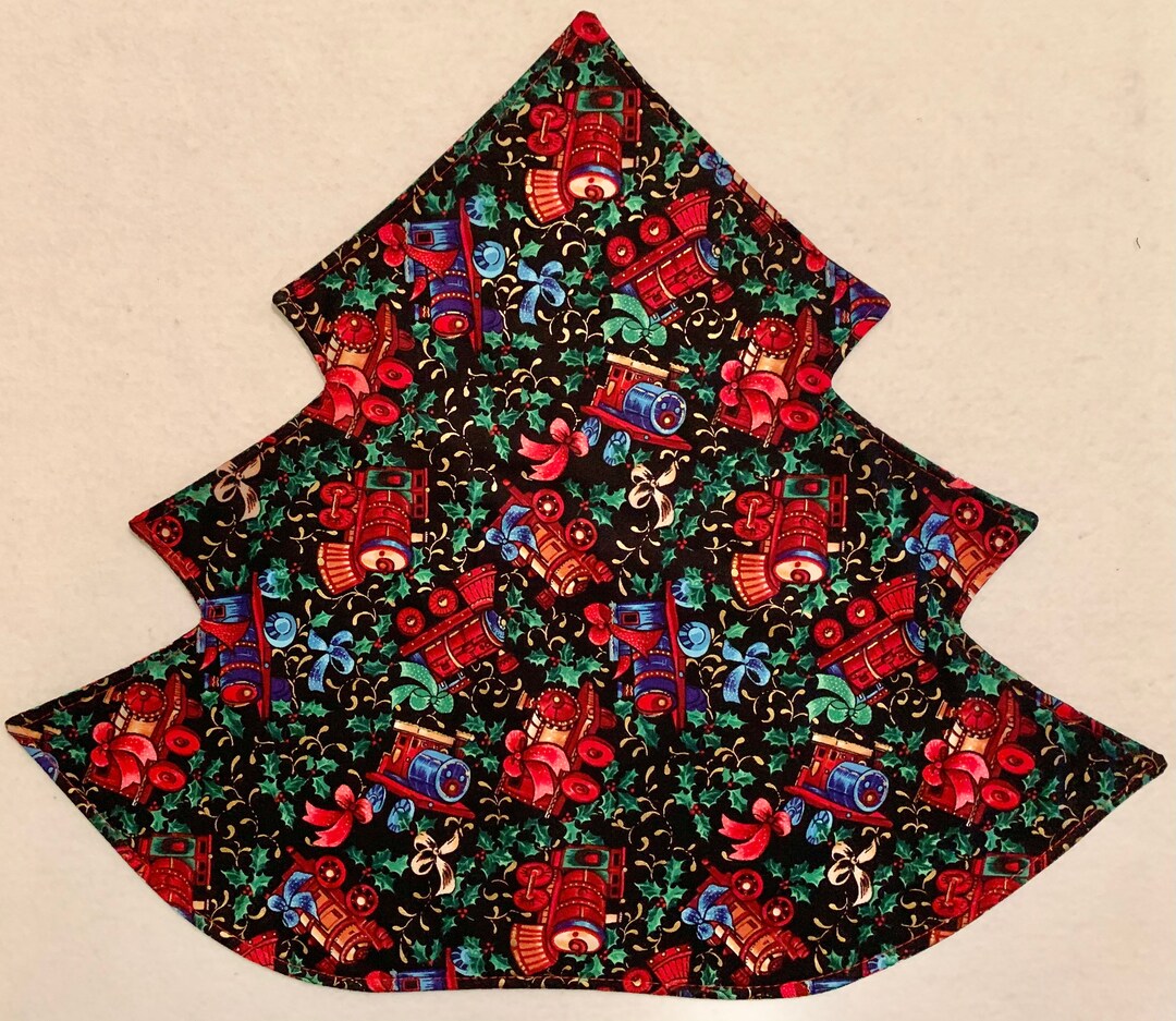 Trains Christmas Tree Centerpiece Holiday Table Centerpiece - Etsy