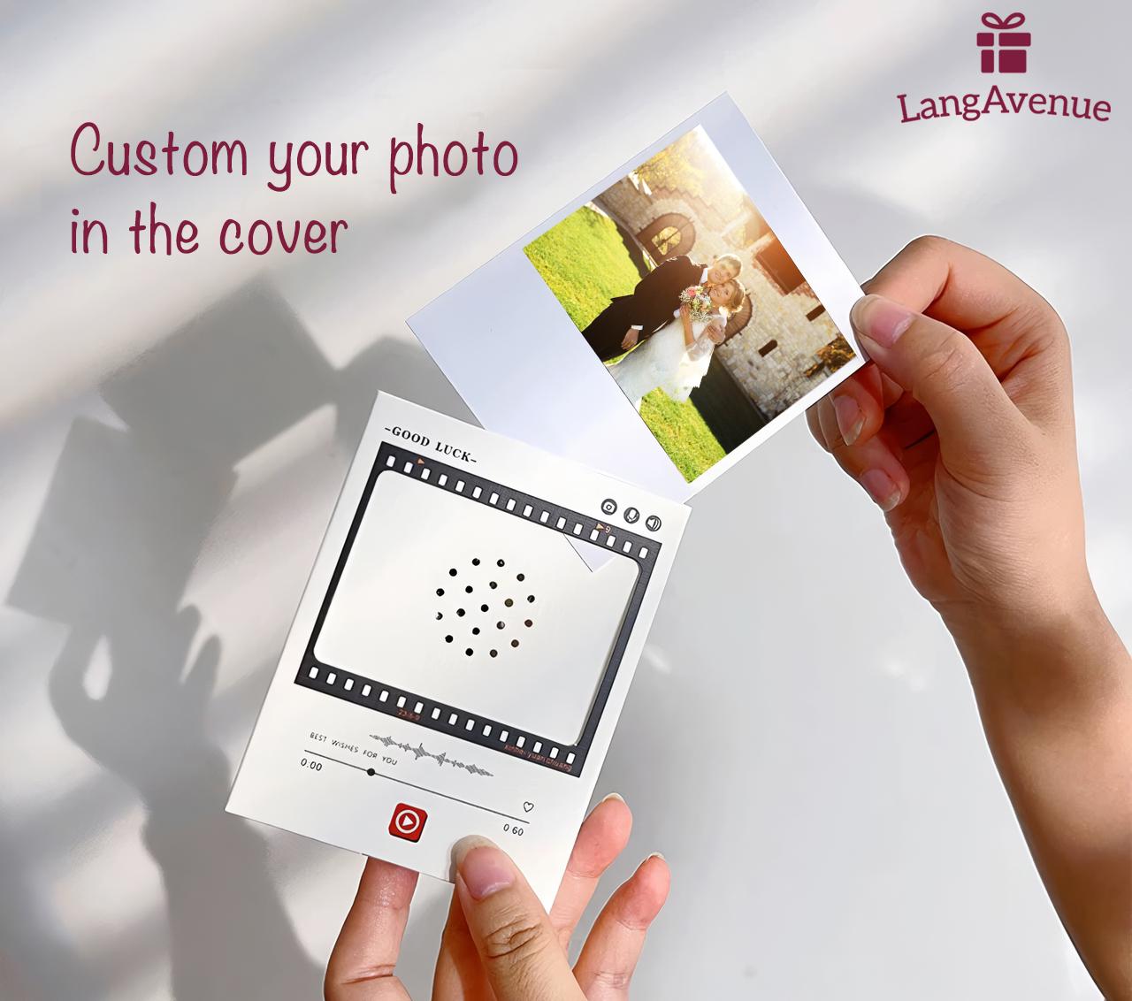 Personalized Photo Audio Greeting Card: 60s Recordable Message - Etsy