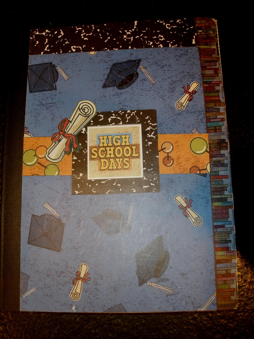Junk Journal Altered Composition Notebook School Themed Handmade OOAK ...