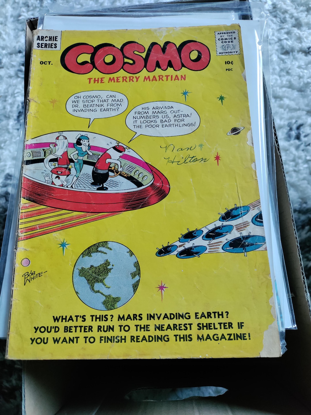 Cosmo the Merry Martian #6 Comic Book - Vintage - Archie Series - 1959 ...
