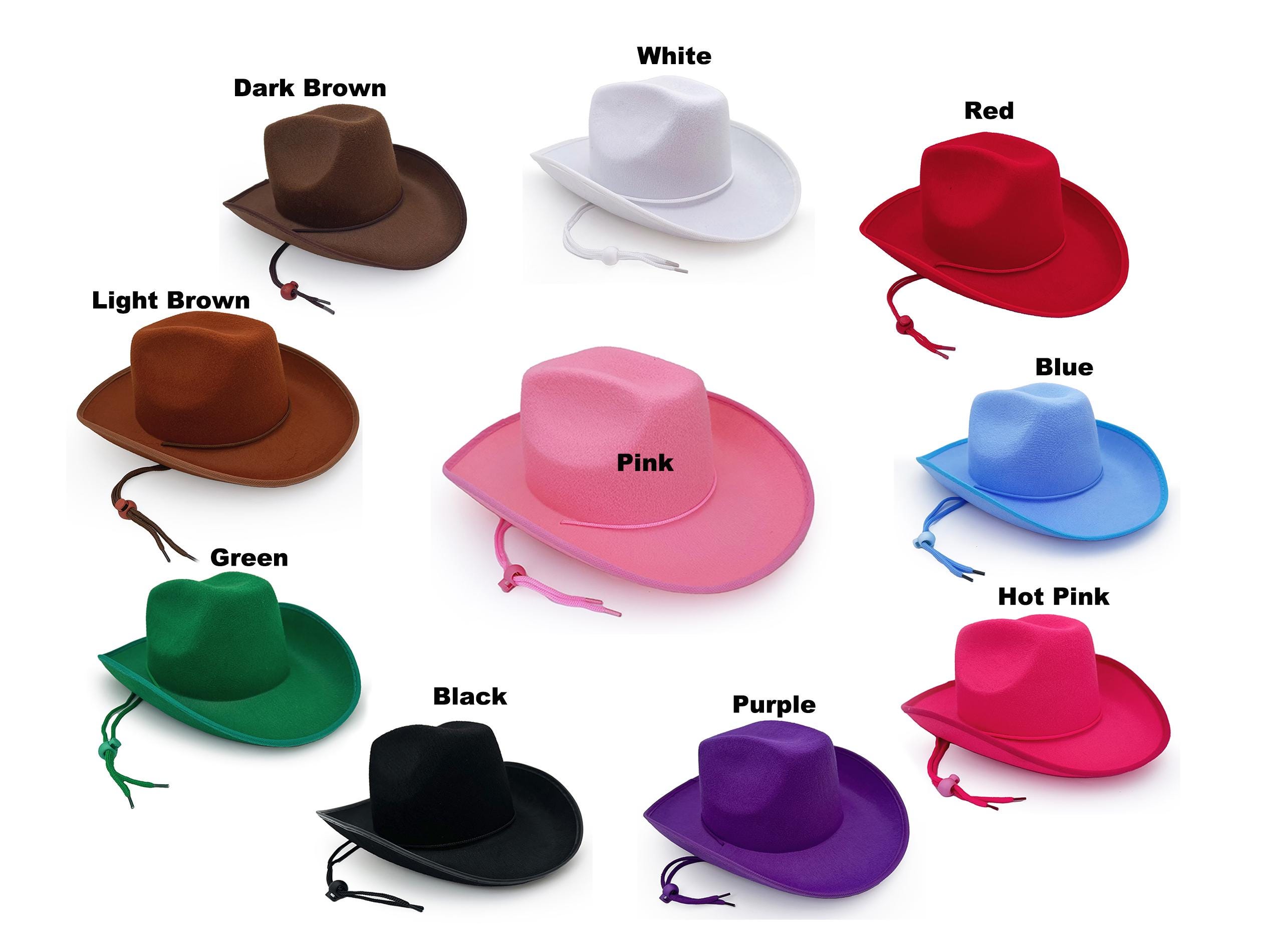 Plain Felt Cowboy Hat Cowgirl Hat Western Style Hat for Crafts ...