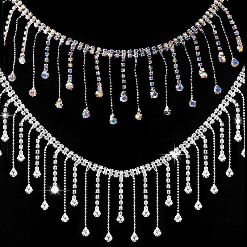 Blue Rhinestone Trim - Etsy