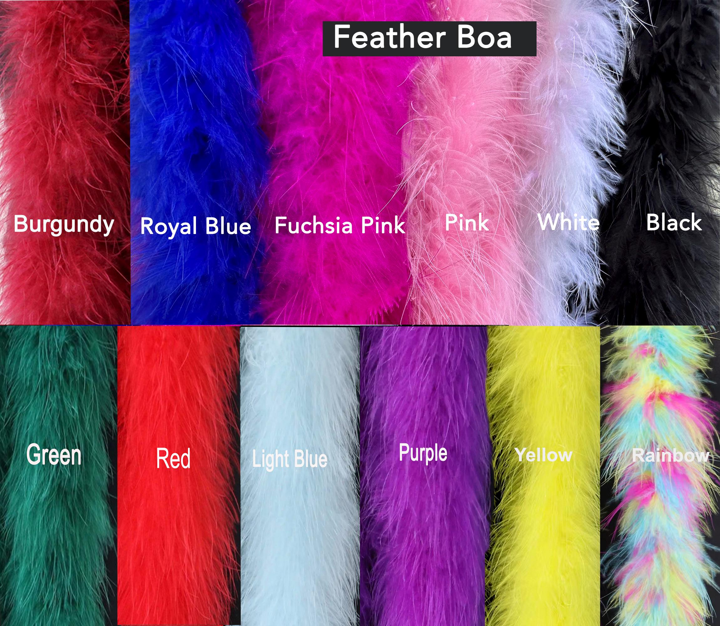 Red Cowboy Hat With White Feather Boa for Women Man Teen, Christmas Hat ...