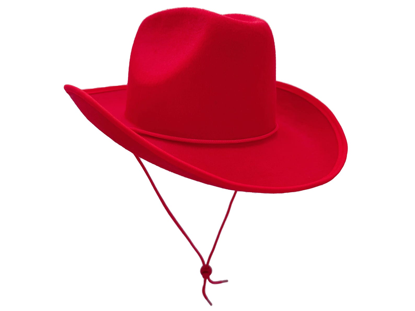 Red Felt Cowboy Hat Cowgirl Hat Western Style Hat for Crafts ...