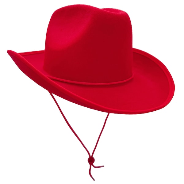Red Felt Hat - Etsy