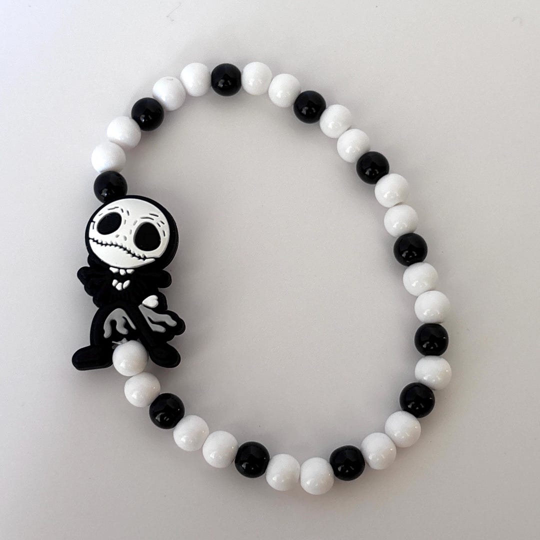 The Nightmare Before Christmas Jack Skellington Inspired Bracelet Tim ...