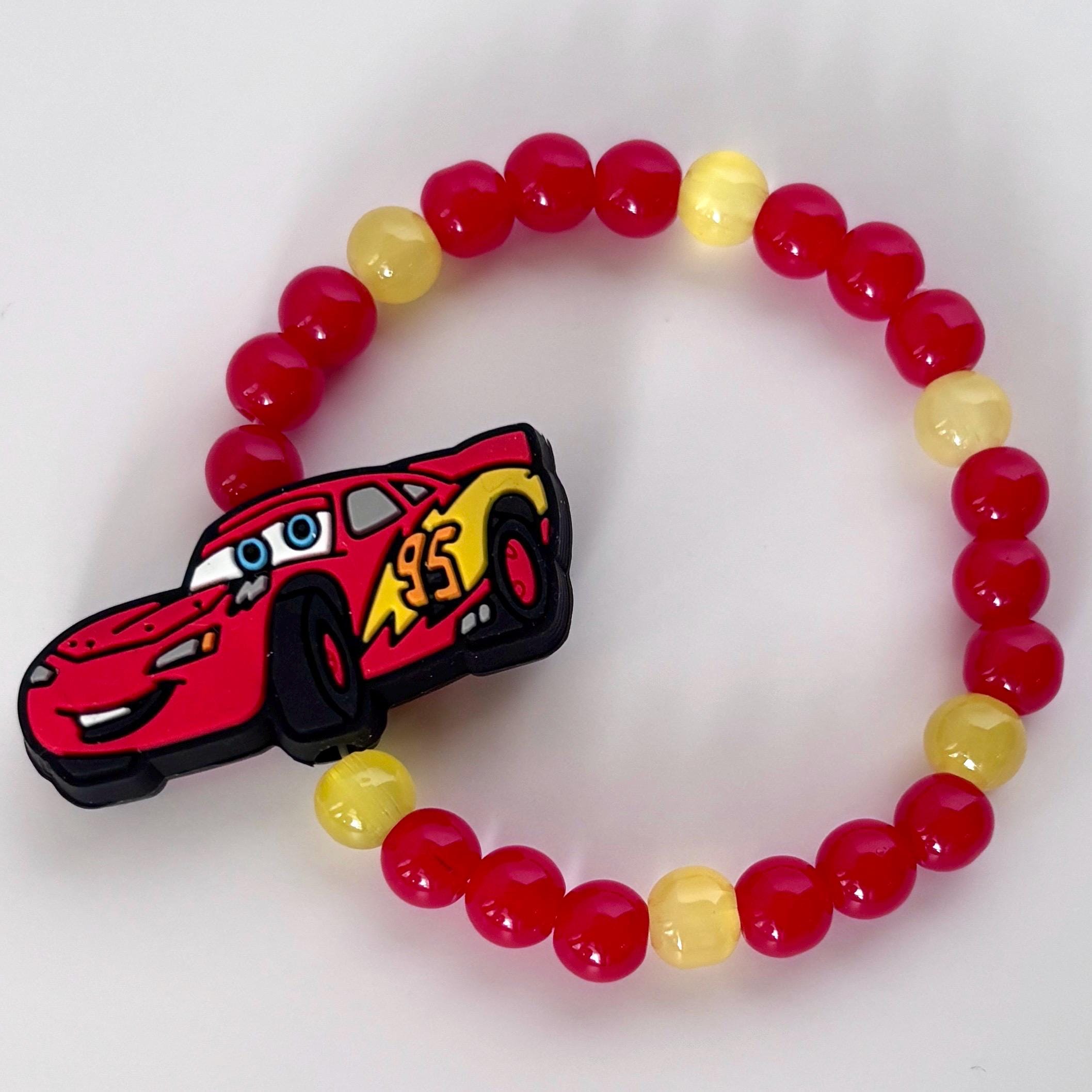 Lightning Mcqueen and Mater Cars Disney Inspired Bracelets Disney World ...