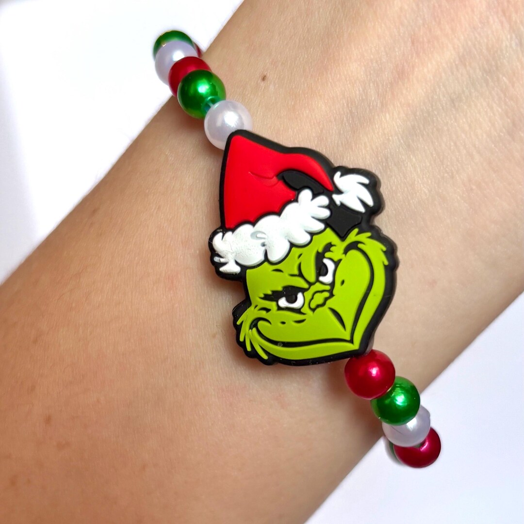 The Grinch Inspired Christmas Bracelets for Everyday Wear or Christmas ...