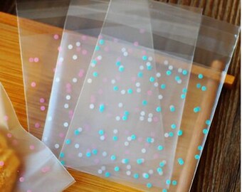 Plastic cookie bags | Etsy