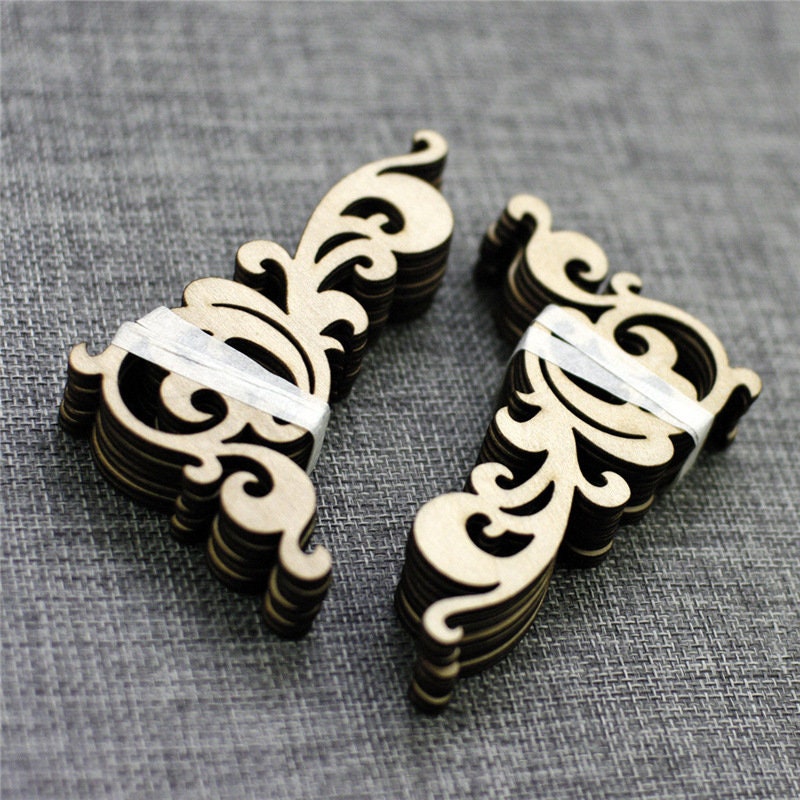 Lot 16 Pieces/set Wooden Photo Corner Big Size Wooden PLYWOOD | Etsy