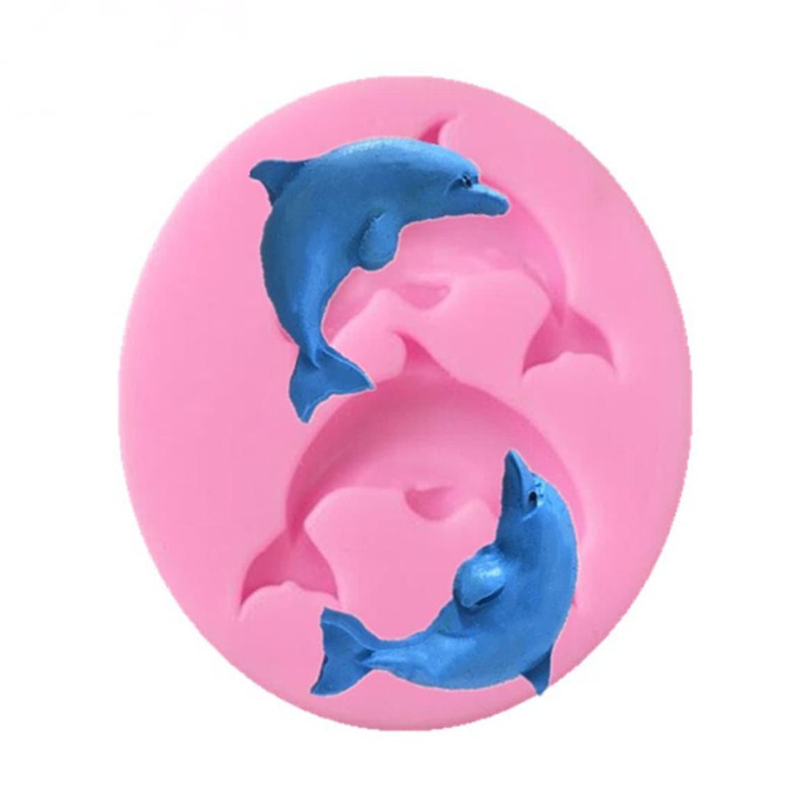 Dolphin Silicone Mold 3D Fondant Soap Chocolate Candy Molds - Etsy