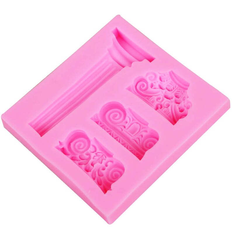 Retro Rome Column Fondant Silicone Mold Sugar Craft Chocolate | Etsy