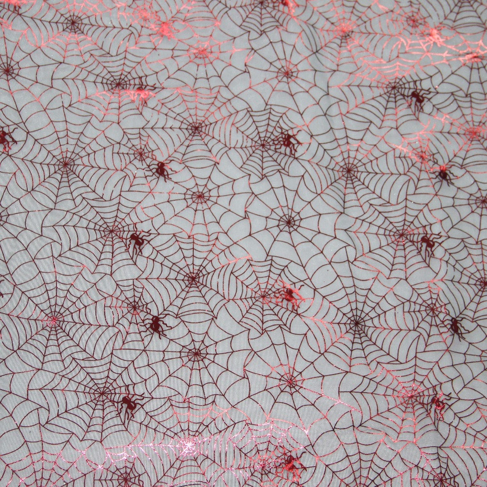 Spider Web Tulle Fabric Organze Mesh Fabric Decoration for - Etsy UK